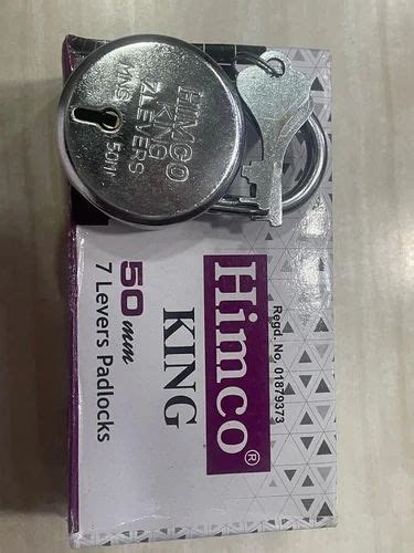 7 Levers Stainless Steel 50mm Himco King Round Padlock At ₹ 240piece