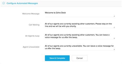 Twilio Integration Zoho Desk Knowledgebase