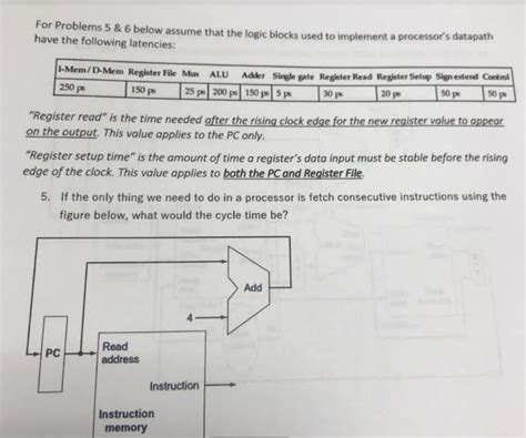 For Problems 5 And 6 Below Assume That The Logic Blocks