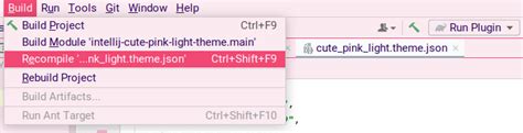 Intellij Idea主题cute Pink Light Theme免费下载