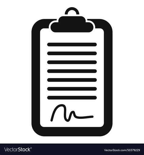 Check Data User Icon Simple Human Security Vector Image