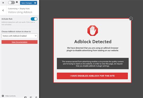 how to detect adblock users in wordpress profilepress
