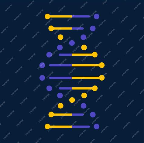 Premium Vector Cell Dna Molecule Helix Structure Human Gene Code