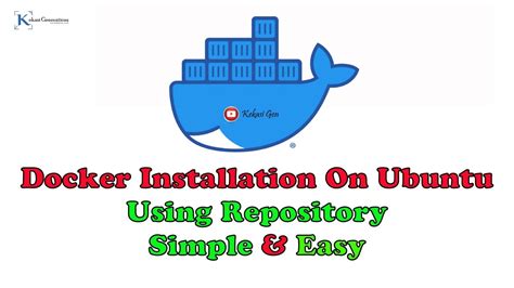 Cara Install Docker Di Ubuntu Menggunakan Repository Youtube