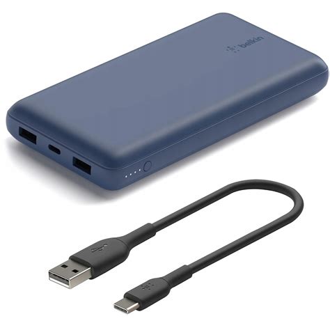 Belkin - Power Bank 20K 15W, bateria 20000 mAh, + kabel USB-A / USB-C ...