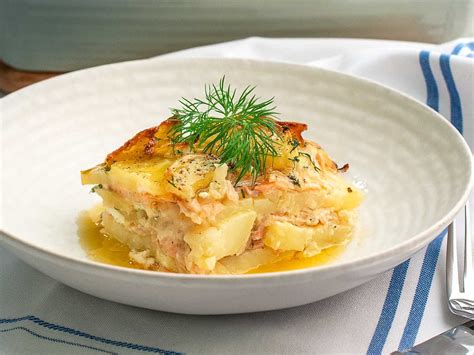 Laxpudding Med Brynt Smör Kö