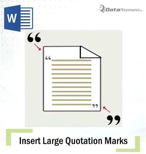 5 useful ways to insert large quotation marks around a paragraph in