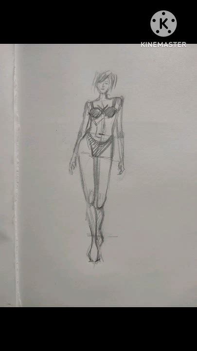 как нарисовать женскую фигуру Shortsvideo Youtube