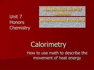 PPT Calorimetry PowerPoint Presentation Free Download ID