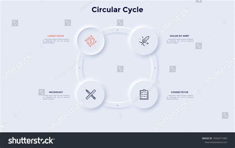 Ringlike Chart Circular Elements Concept Stock Vector Royalty Free Shutterstock