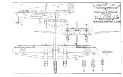 Skyleada British Model Aircraft Co Airacuda Solid Model Memories