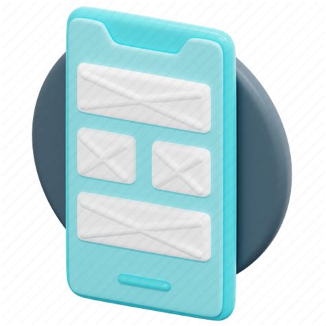 Mockup Ux Ui Design Layout Template Mobile Icon Download On