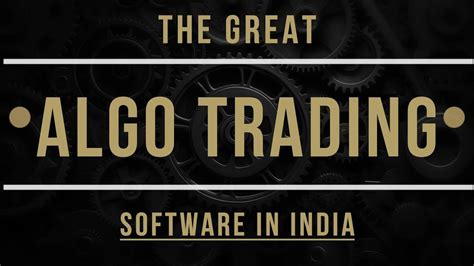 Best Algo Trading Software In India Algo Trading Software India Algo Trading YouTube
