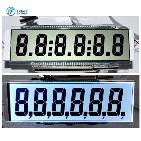 Oem Odm Digit Meter Screen 7 Segment Va Htn Tn Modno Lcd Display