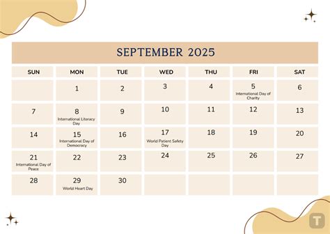 September Calendar 2026 With Holidays