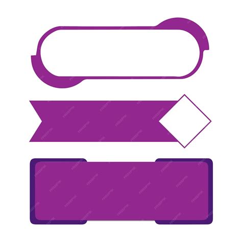 Premium Vector Text Box Vector Shape Design Template