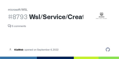 Wsl Service CreateInstance CreateVm HCS E SERVICE NOT AVAILABLE Issue Microsoft WSL