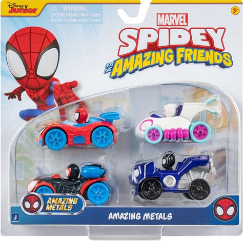 Marvels Spidey And His Amazing Friends Amazing Metals 4 Pack