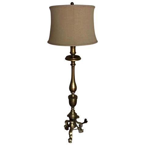Vintage Solid Brass Floor Lamp By Chapman For Sale At 1stdibs Chapman Brass Floor Lamp