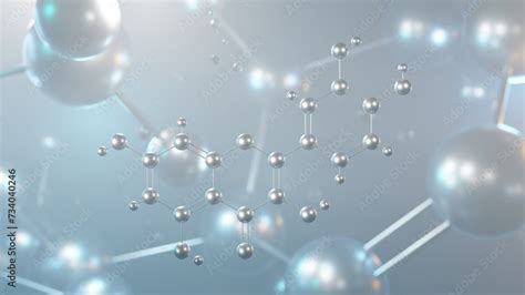 Quercetin Molecular Structure 3d Model Molecule Plant Flavonol