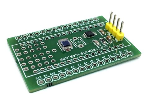 Photodiode Amplifier For Visible Light Using OPA Arduino Nano Shield Electronics Lab