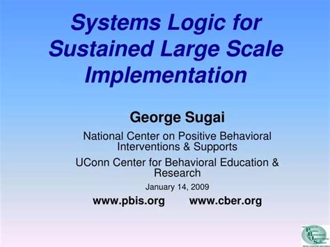 Ppt Systems Logic For Sustained Large Scale Implementation Powerpoint