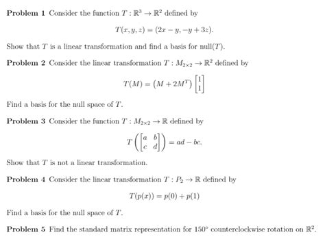 solved problem 1 consider the function t r3 → r2 defined by