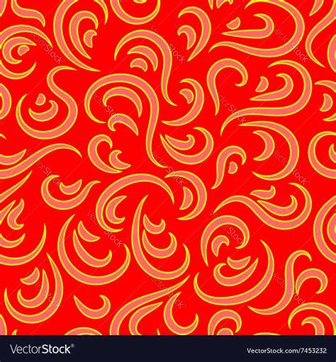 Seamless Background From Curl Ornament Royalty Free Vector
