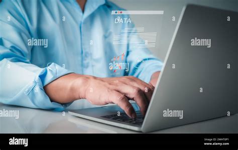 Business People Use Computers To Analyze Business And Manage Corporate