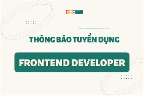 thông báo tuyển dụng vị trí frontend developer mã tin tuyển dụng td1297 cao Đẳng fpt polytechnic