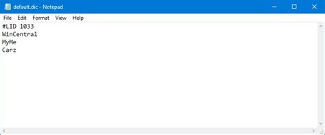 How To Edit The Custom Spell Check Dictionary On Windows 10 Windows