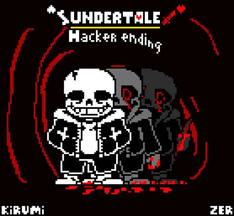 [vhs Sans] Undertale Hacker Ending By K1rumi On Deviantart