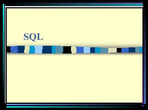 Sql Ppt