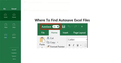 Where To Find Autosave Excel Files Top Methods