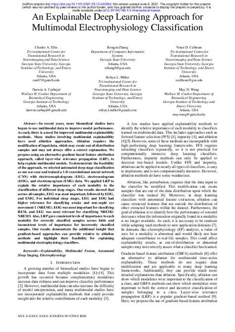 Pdf An Explainable Deep Learning Approach For Multimodal