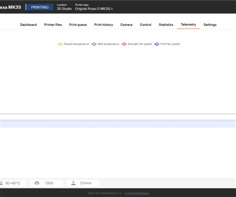 telemetry data is not displayed bugs and errors prusa3d forum
