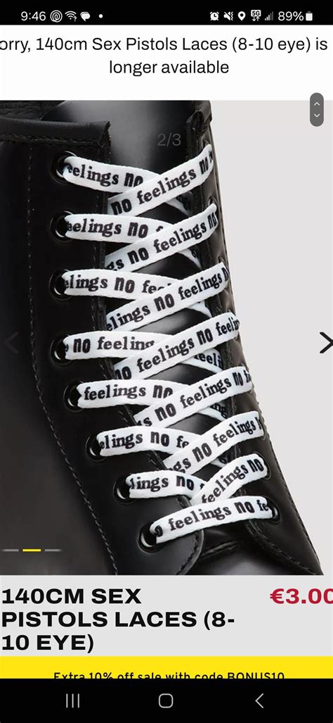 looking for sex pistols collab laces r docmartens