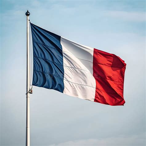 La Bandera Francesa Conocida Como Tricolore Tiene Tres Franjas