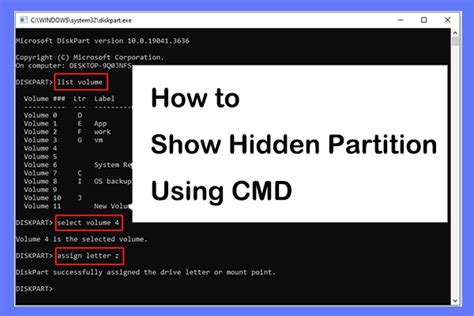 How To Show Hidden Partition Using CMD CMD Alternatives