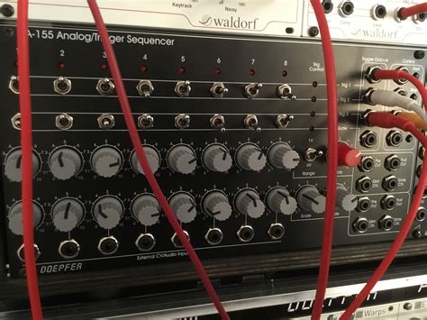 photo doepfer a 155 analog trigger sequencer doepfer a 155 analog
