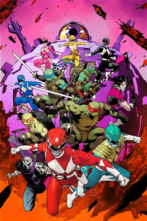 Mmpr Tmnt Ii By Dan Mora Rtmnt