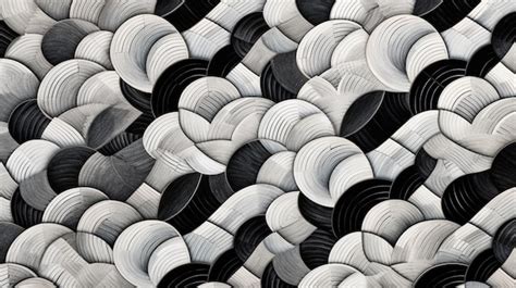 Premium Photo Monochrome Geometric Background