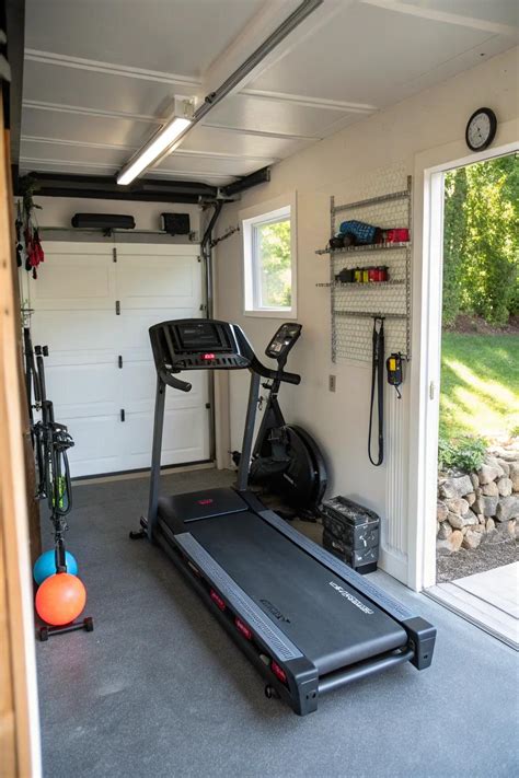 How To Set Up A Treadmill In Your Garage Light And Layer
