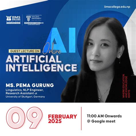 Artificialintelligence Nlp Guestlecture Airesearch Futureoftechnology Iims College