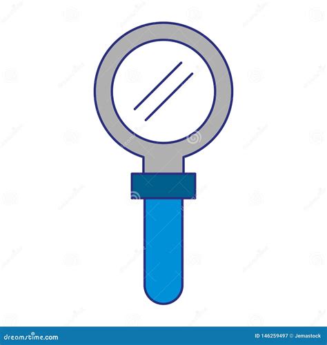 Magnifying Glass Icon Stock Vector Illustration Of Vector 146259497
