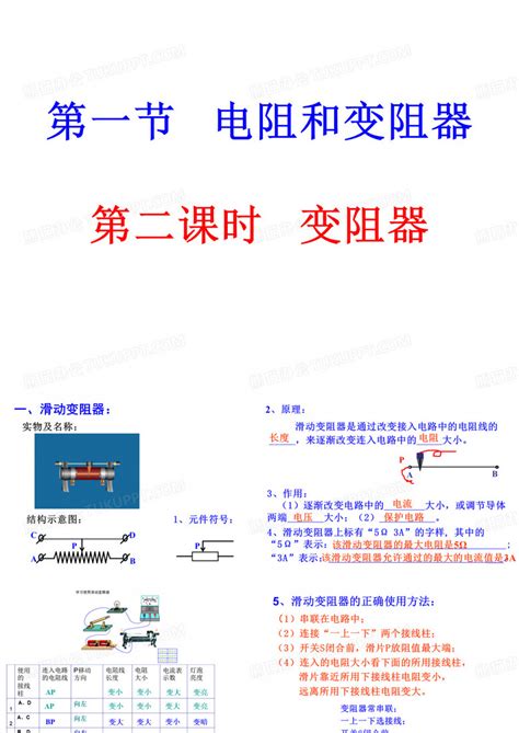 滑动变阻器ppt模板下载编号lpgzrowm熊猫办公