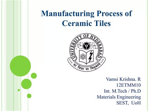 Manufacturing Process Of Ceramic Tiles PPTX Interior Decorating Home Garden