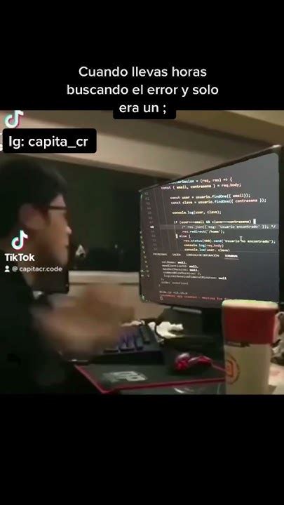 💔💔😭 Ig Capitacr Programming Programmer Humor Developer Programacion Ingenieria Youtube