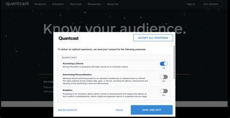 Quantcast Launches Widely Available Implementation Of Iab Europes Gdpr Transparency And Consent