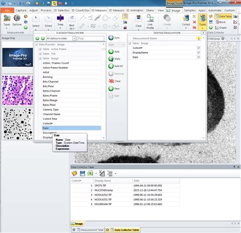 Show Metadata Of An Image In The Output Media Cybernetics Image Analysis Forums